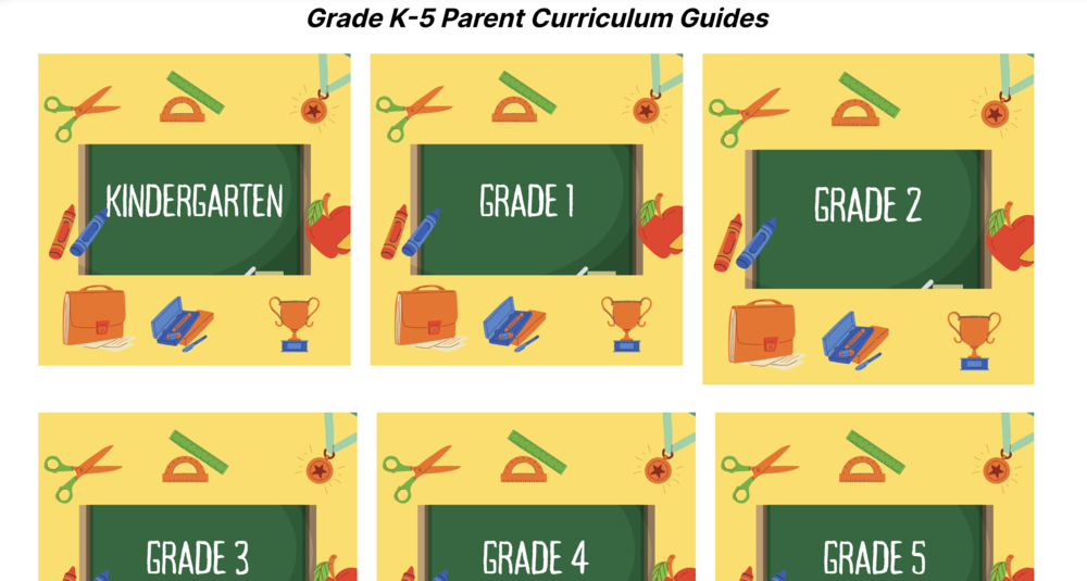 Elementary Parent Curriculum Guides | George Wolf Elementary